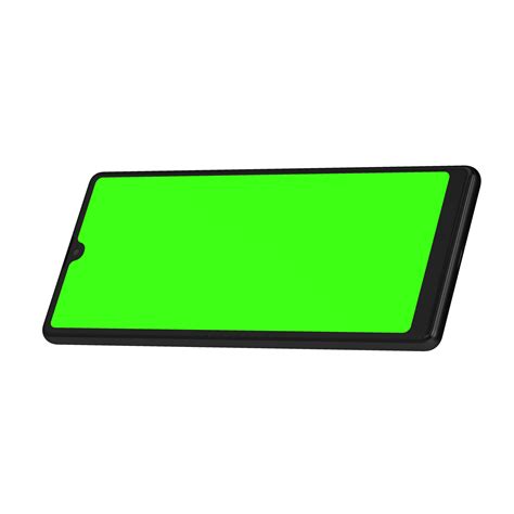 See Through Front Of Phone Greenscreen Mockup 46589776 PNG