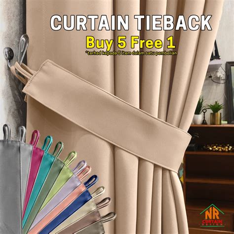 Tali Pengikat Langsir Murah Siap Jahit Curtain Tieback Ready Made