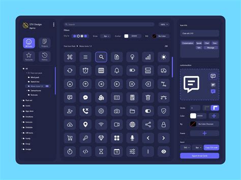 Icon Manager UI Design By JAHID On Dribbble