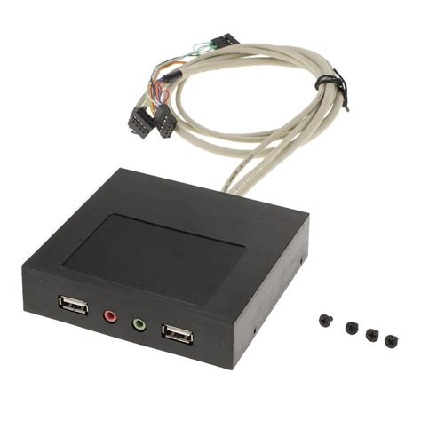 2 Concentrador De Bahía De Expansión Del Panel Frontal Usb 20 A Cable