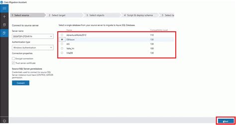 how to migrate sql server db to azure sql server db