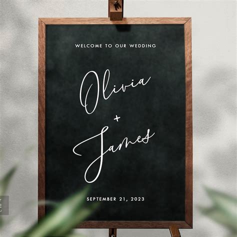 Wedding Sign Decal Etsy