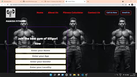 GitHub Manni Gym Fitness Page Gym Fitness Page
