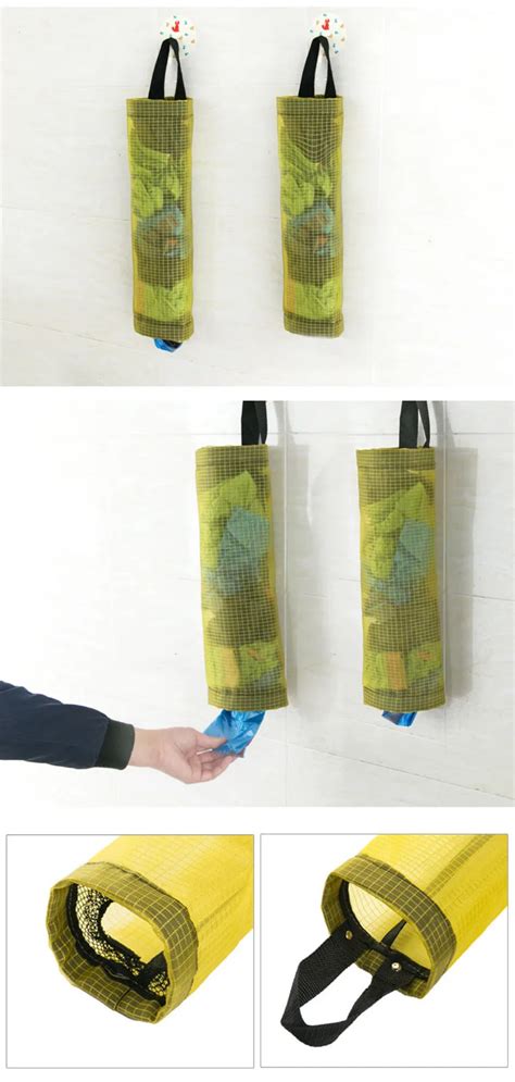 Главная Сумка держатель для пакетов настенное крепление контейнер для таблеток кухонный