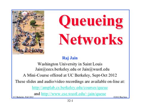 pdf queueing networks