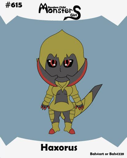 615 Random Chibi Monster Girl Haxorus By Bahz4228 On Deviantart
