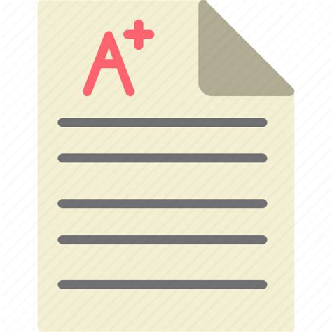 A Plus Card Grade Passed Report Score Icon Download On Iconfinder