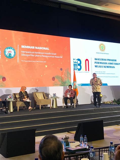 Di Munas Gapki Kementan Dorong Semua Pihak Perkuat Kemitraan Demi Perkelapasawitan Indonesia