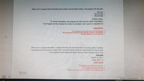 solved write a full c program that will ask the user to