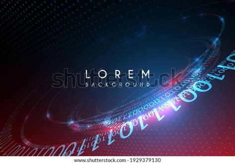 Abstract Coding Background Light Effect Stock Vector Royalty Free