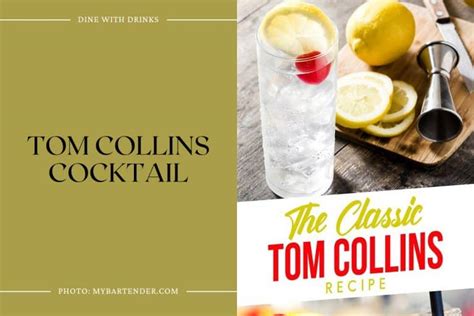 20 Collins Cocktails You Need To Sip And Savor Dinewithdrinks