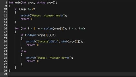 pset 2 caesar validating the key r cs50
