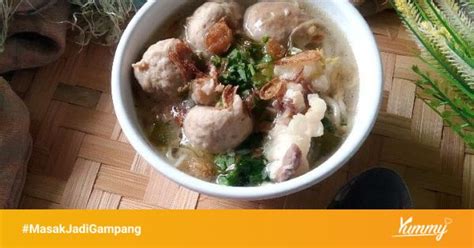 Resep Bakso Kuah Tetelan Sederhana Rumahan Di Yummy App