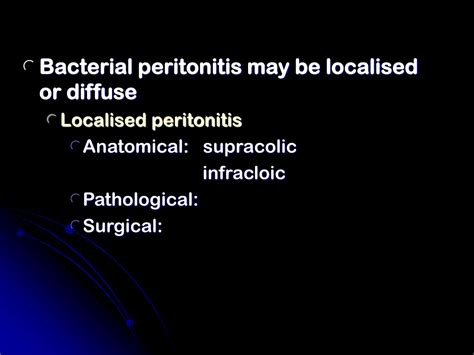 PPT PERITONITIS TYPES AND MANAGEMENT PowerPoint Presentation Free Download ID