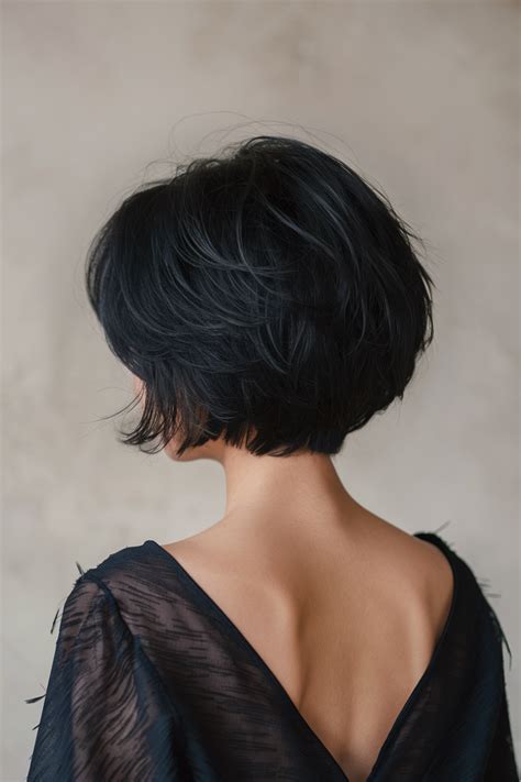 Short Layered Bob Haircuts Ideas For Women With Bangs Fine And Thick