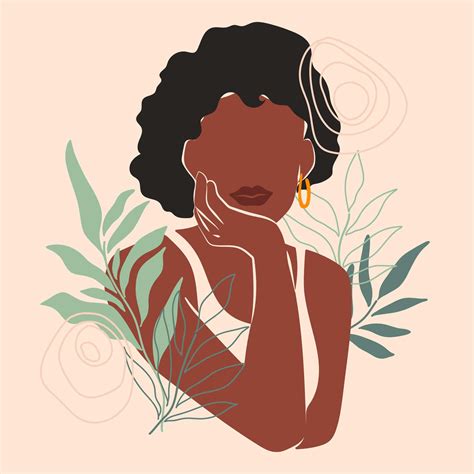 Download Ebony Beauty Illustration Wallpaper