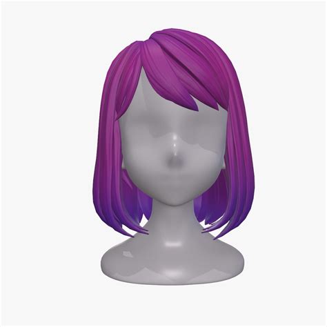 3d Hair Model Turbosquid 2054398