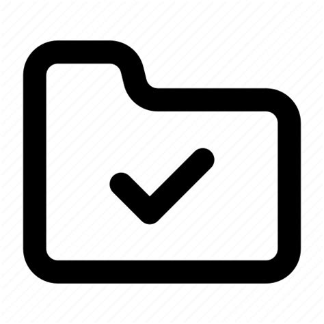 Approved Folder Document Archive Verified Ui Storage Icon