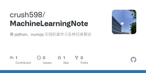Github Crush Machinelearningnote Pythonnumpy