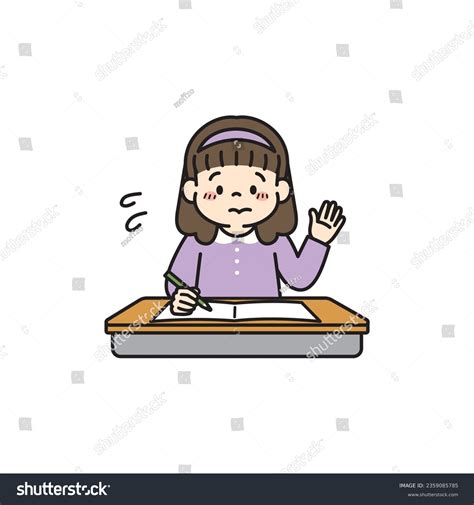 Shy Girl Class Over 84 Royalty Free Licensable Stock Illustrations And Drawings Shutterstock