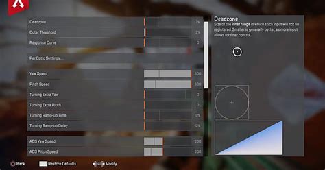 Apex Settings Album On Imgur