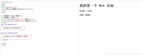 Documentwrite和documentgetelementbyiddemoinnerhtml的区别 Csdn博客
