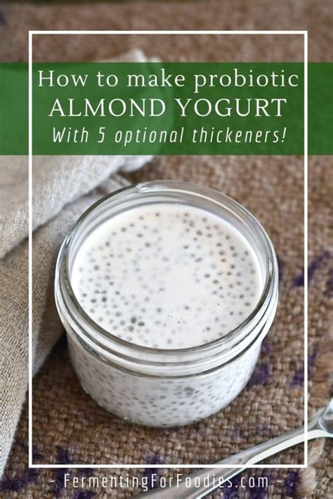 How To Make Nut Milk Yogurt Or Oat Milk Yogurt With Probiotic Culture