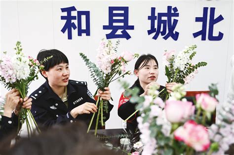 安徽科技报 巾帼心向党 花语绽芳华