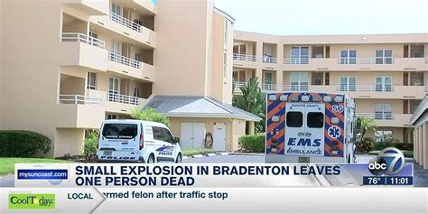 Small Explosion Leaves One Person Dead