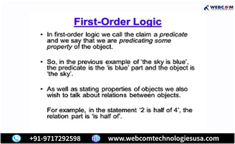 Differentiation Between Propositional Logic And First Order Logic By