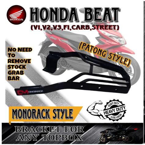Honda Beat Monorack Bracket Topbox Bracket Shopee Philippines