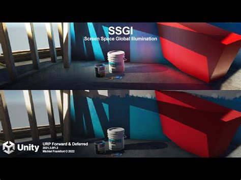 Unity URP Screen Space Global Illumination Realtime Bounce Lights