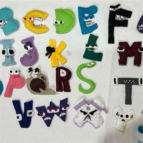 Alphabet Lore Plush Etsy