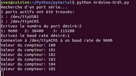 Électronique en amateur pyserial communiquer en python avec un Arduino
