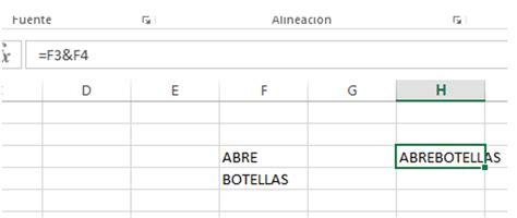 Funci N Concatenar Excel Usos Y Ejemplos