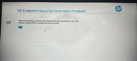 Hp Endpoint Security Controller Problem Elitebook 840 G7 Hp Support