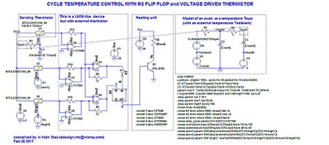 Old School Analog Temperature Control Circuits Solved With Modern Ltspice Thermistor Dynamic