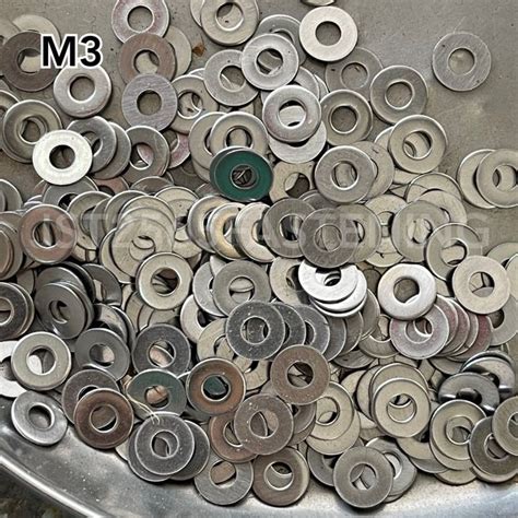 แหวนอีแปะ สแตนเลส เกรด304 Stainless Steel Washer ทนทาน ไม่เป็นสนิม