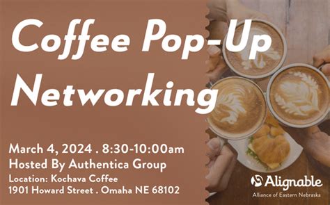 coffee pop up networking