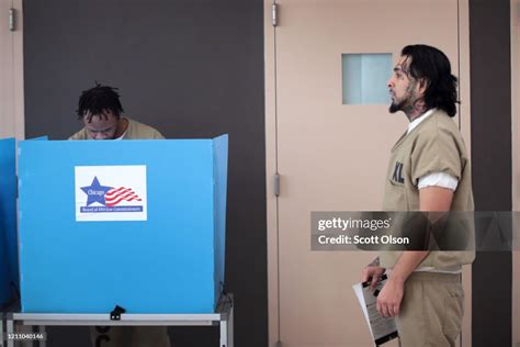 Inmates At The Cook County Jail Cast Their Votes In The Illinois