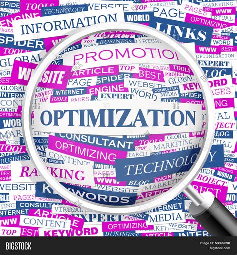 Optimization Vector Photo Free Trial Bigstock