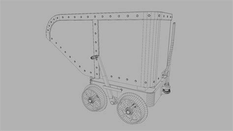 3D Mining Cart Model TurboSquid 1960879