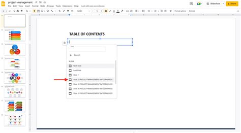 How To Create A Table Of Contents In Google Slides