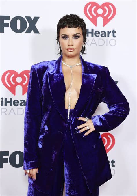 Demi Lovato Debuts A Mullet Hairstyle At Iheartradio Awards Popsugar