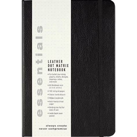 Essentials Dot Matrix Notebook Large A5 Size D