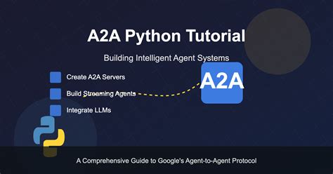 python a2a tutorial a2a protocol