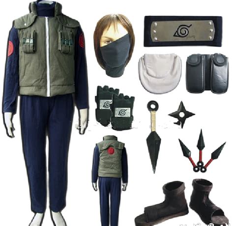 Hot Anime Naruto Konohagakurenosato Jonins Uniform Outfit Hatake