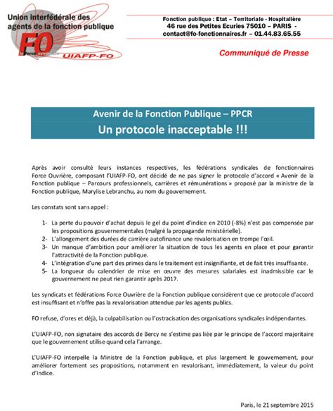 FO Loire Atlantique PPCR FO Ne Signera Pas L Accord