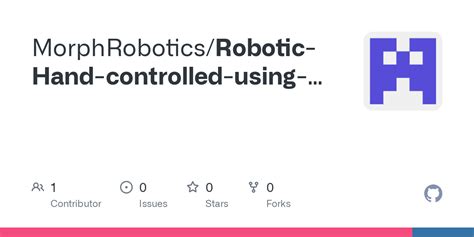 Github Morphroboticsrobotic Hand Controlled Using Opencv And Nvidia