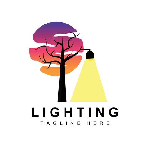 Diseño De Logotipo De Lámpara De Linterna Vector De Iluminación De